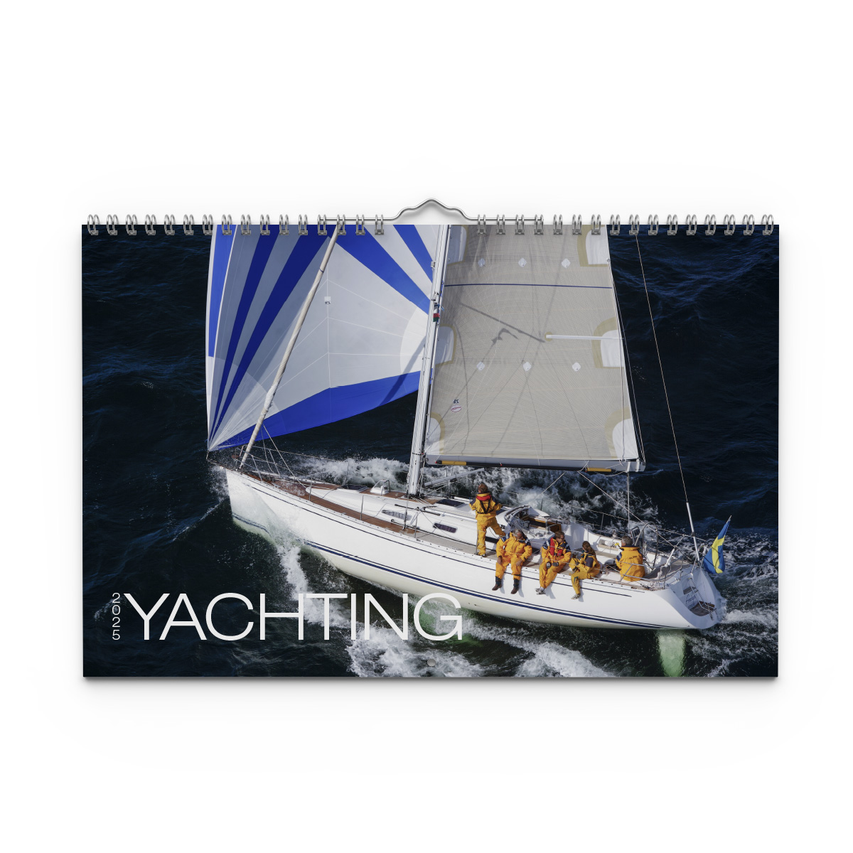 Väggkalender Yachting 2025: Häftiga bilder på segelbåtar ...