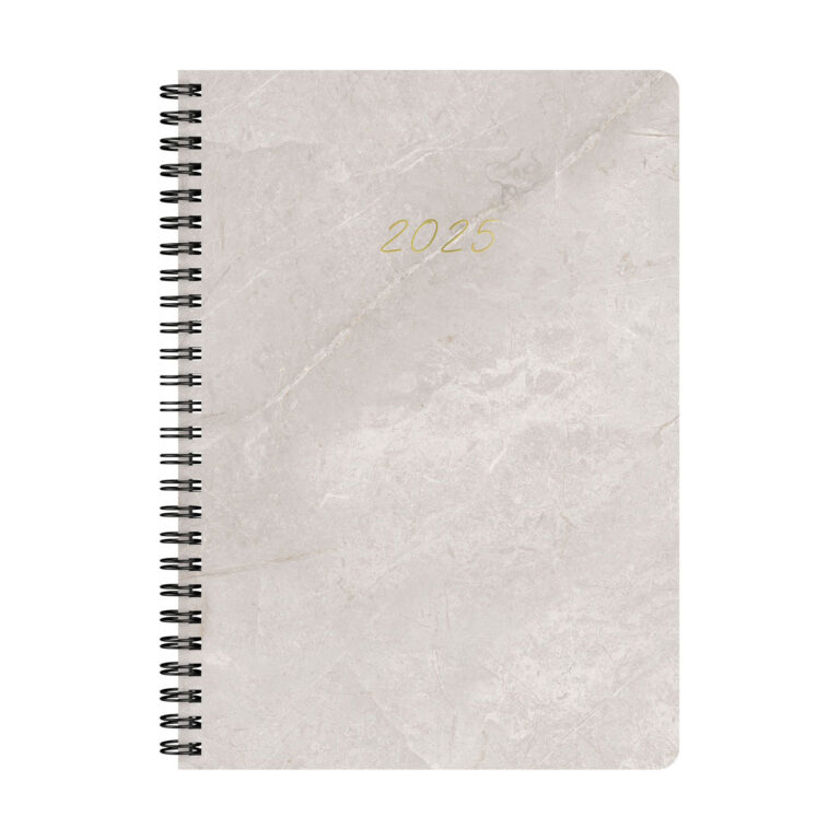 Almanacka A5 Marble 2025 med Snyggt Omslag i Marmorstil ...