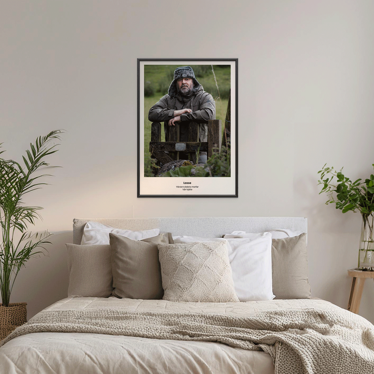 Fotoposter Morfar 1 - Tryckt på Miljömärkt Papper - Kalenderspecialisten