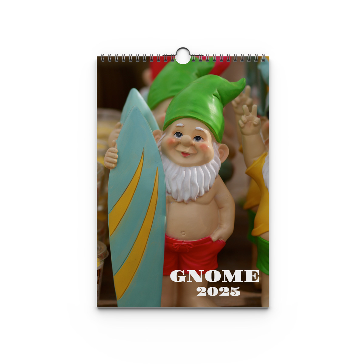 Väggkalender Gnomes 2025: Charmiga bilder av trädgårdstomtar - Kalenderspecialisten