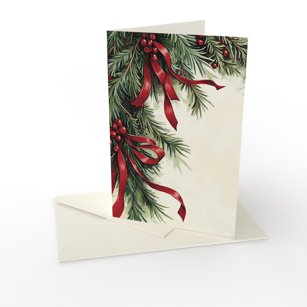 Julkort Grangirlang | Sprider julglädje