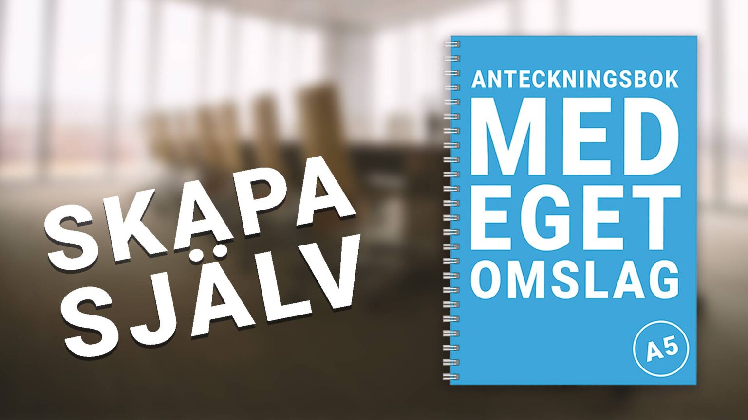 Anteckningsbok med eget tryck | Profilprodukt